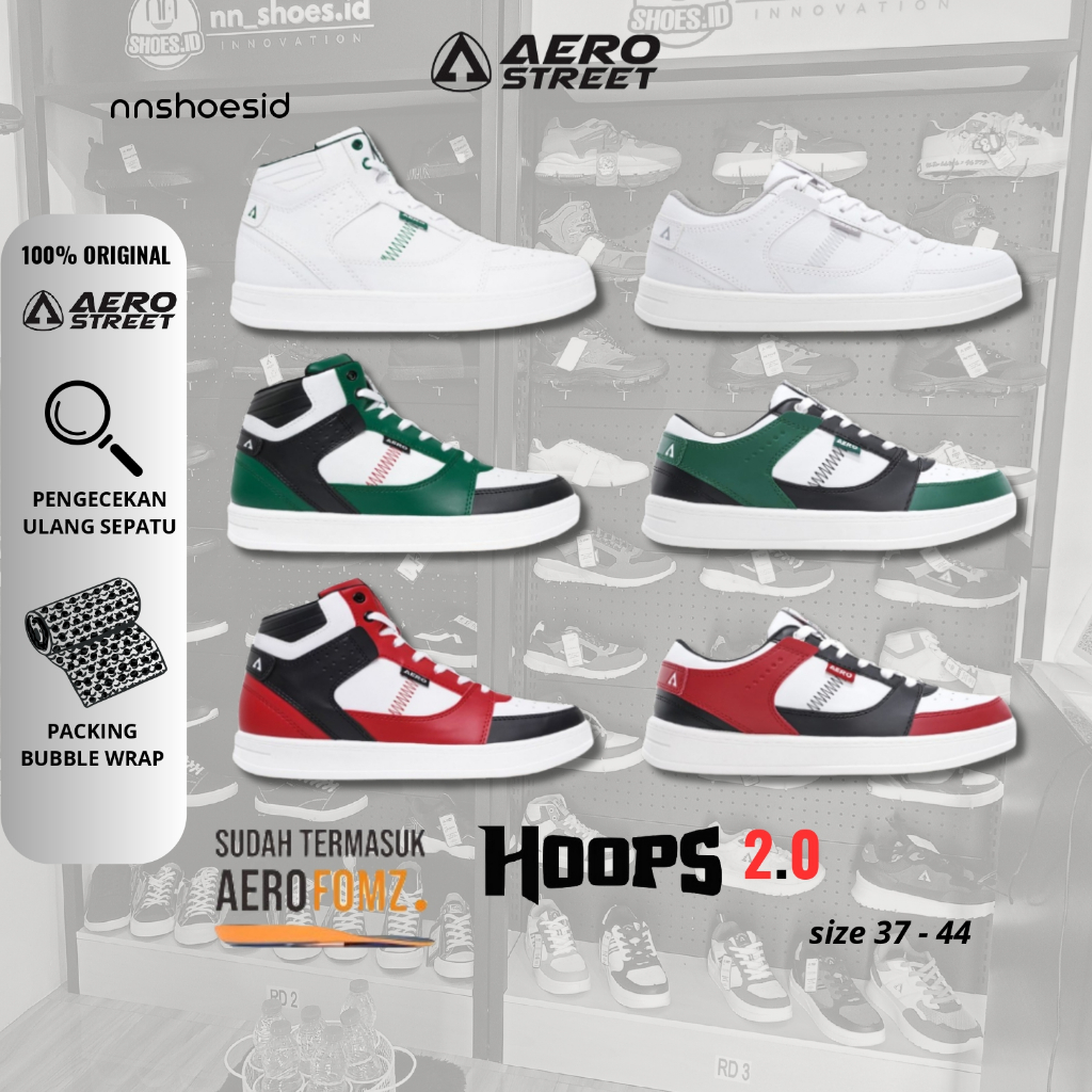 Jual Aerostreet HOOPS HIGH/LOW 2.O Putih Putih Hijau/Abu muda/Hitam ... Jual Aerostreet HOOPS HIGH/LOW 2.O Putih Putih Hijau/Abu muda/Hitam ...