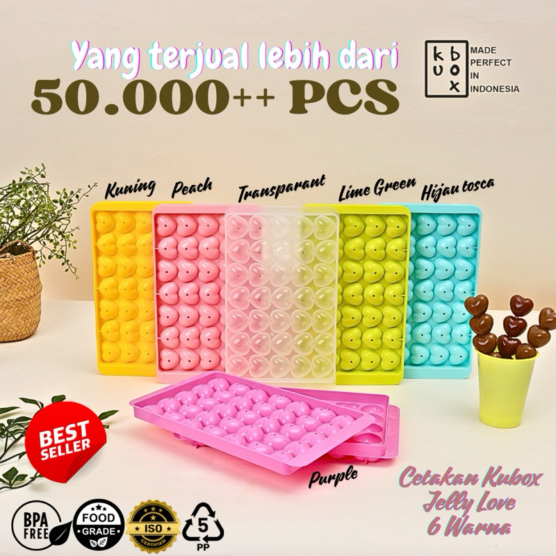 Jual LKL x KUBOX - Jelly Love Kubox Indonesia Cetakan Jelly Love isi 35 ...