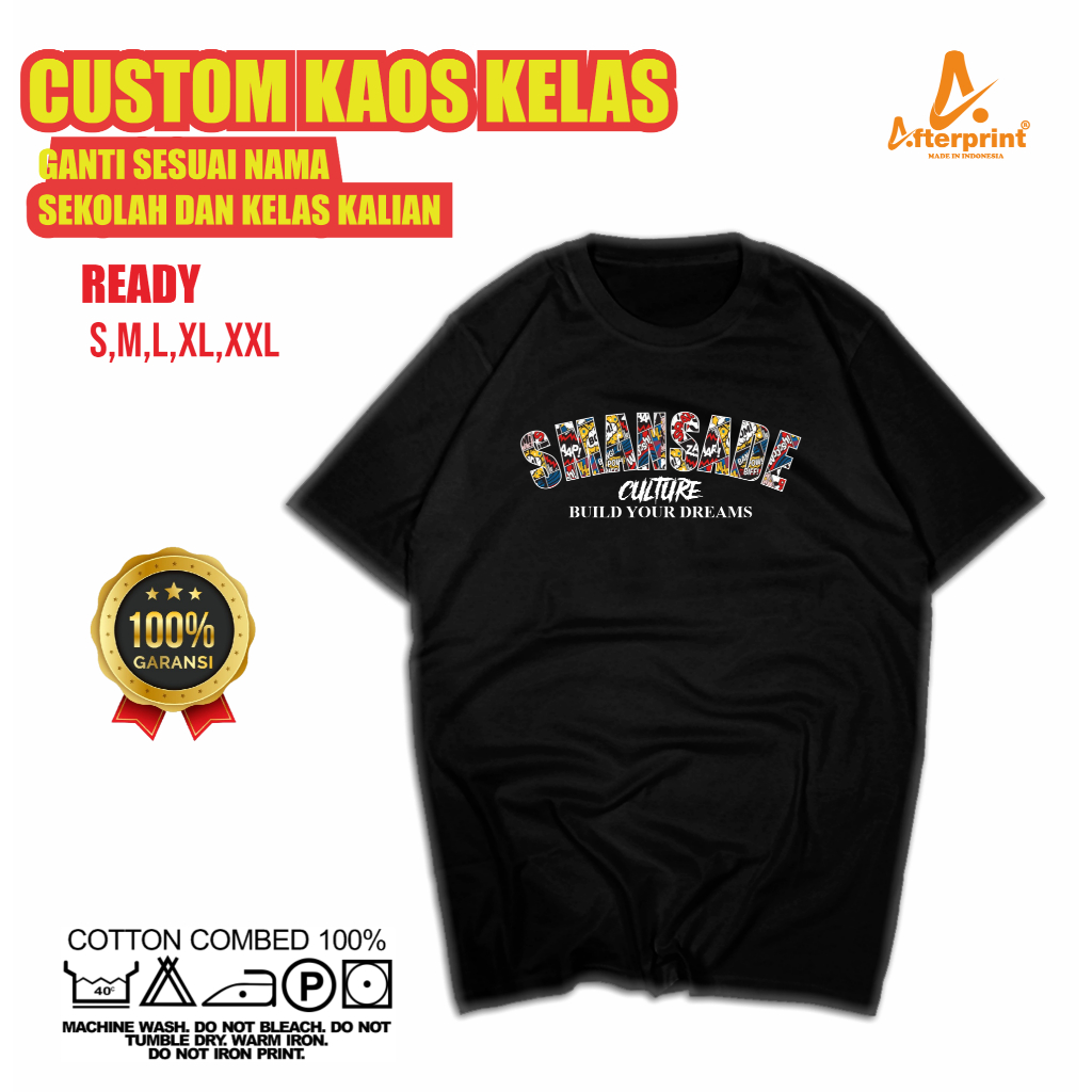 Jual kaos kelas desain astronaut unik galaxy explore bebas custom gambar dan nama | Shopee Indonesia