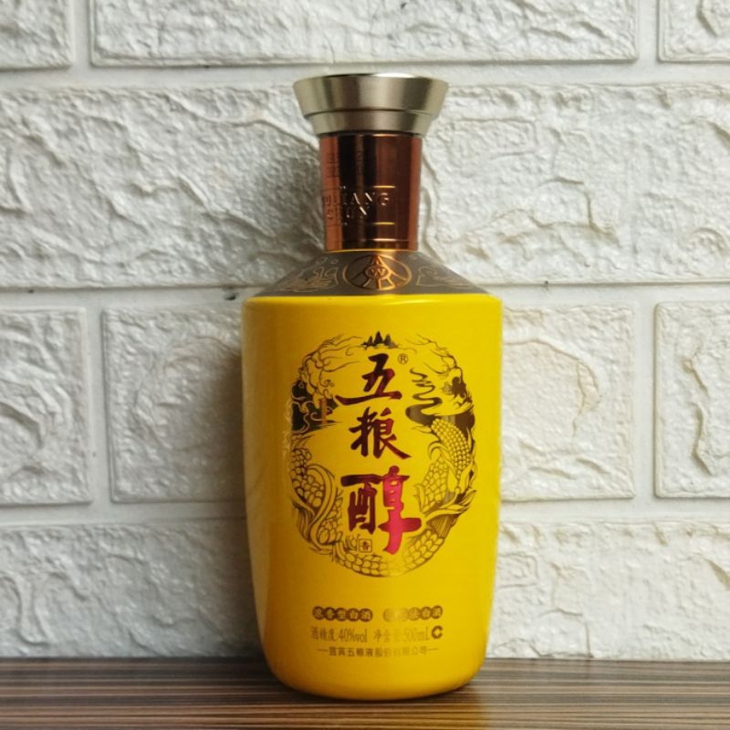Jual Botol Kosong Arak Wuliangye Wuliang Chun Gold 500ml | Shopee Indonesia
