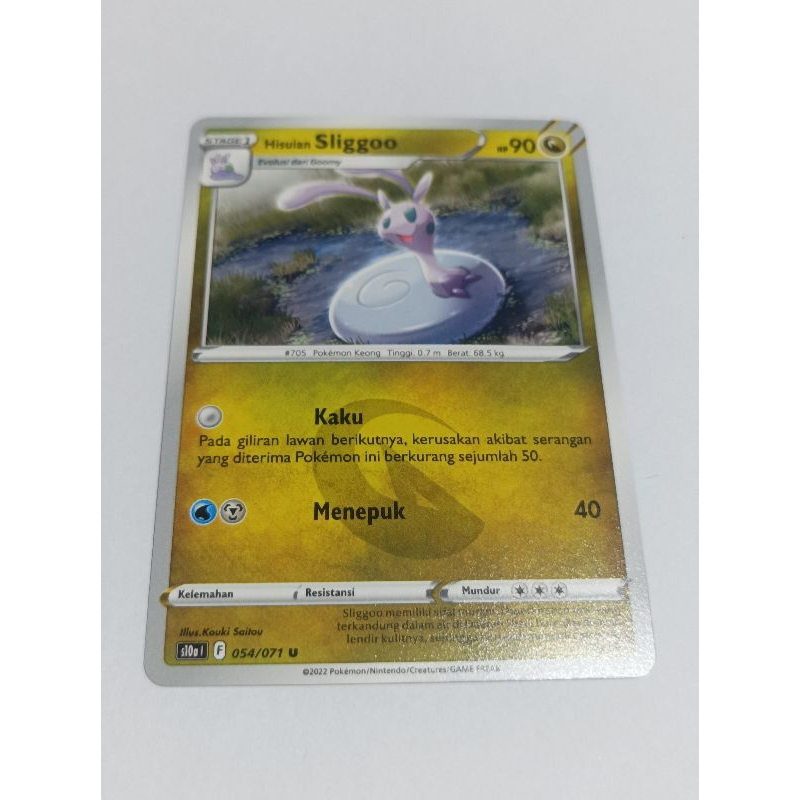 Jual Hisuian Sliggoo 054/071 U - Pokemon TCG Indonesia | Shopee Indonesia