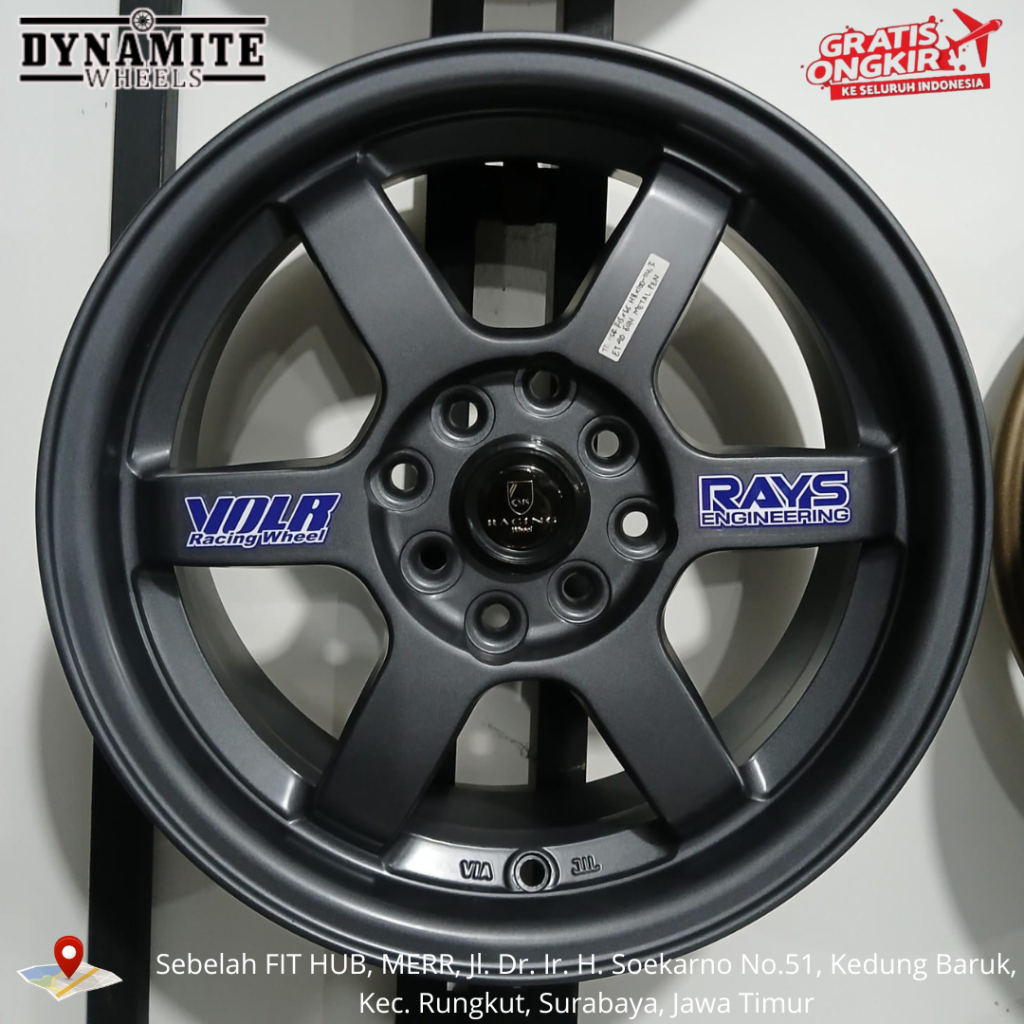 Jual Velg Racing Look Te37 R 15 Ignis Avanza Kijang Mobilio Brio Jazz City Vios Timor Datsun ...