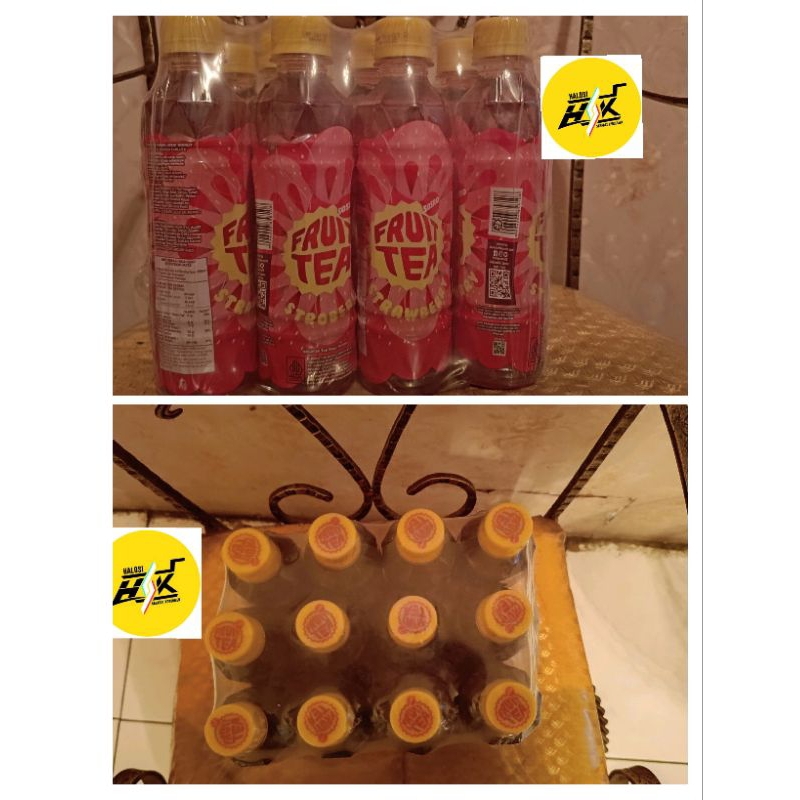 Jual FRUITEA BOTOL RASA STRAWBERRY ISI 350 ML ( 1 PACK ISI 12 BOTOL ...