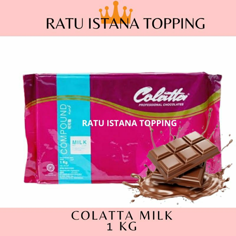 Jual COKELAT BATANG COLATTA MILK 1 KG DCC COLATA MILK COMPOUND COKLAT ...