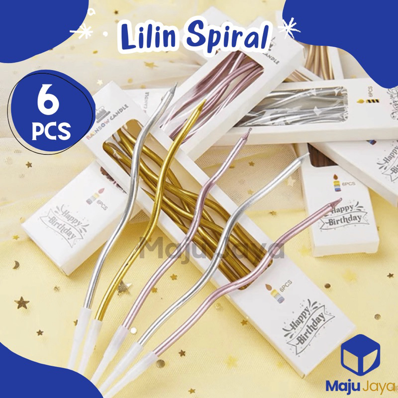 Jual Maju Jaya - Lilin Spiral Ulang Tahun Korea Premium Panjang ...