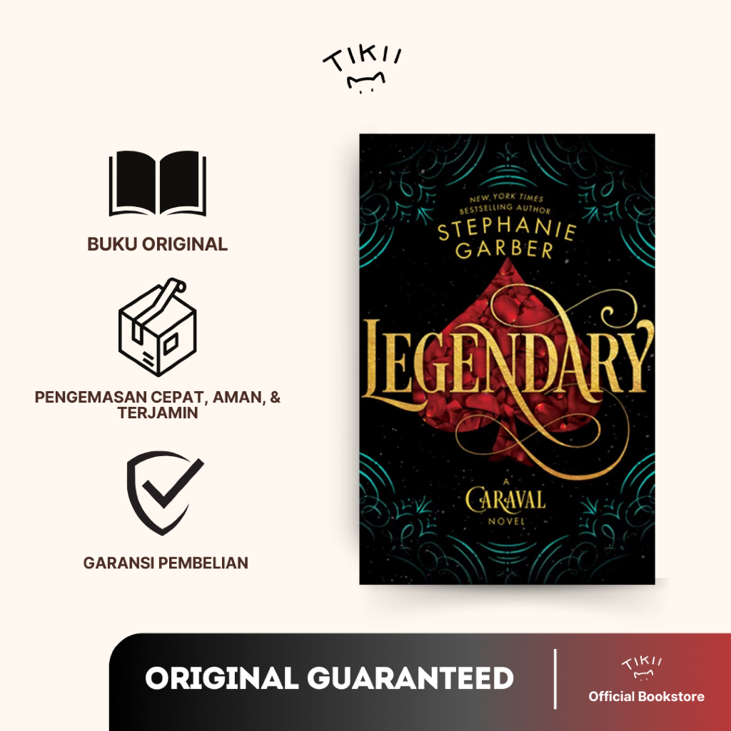 Jual NEW & SEALED - NOVEL ORIGINAL LEGENDARY (CARAVAL SERIES) - Stephanie Garber | Shopee Indonesia