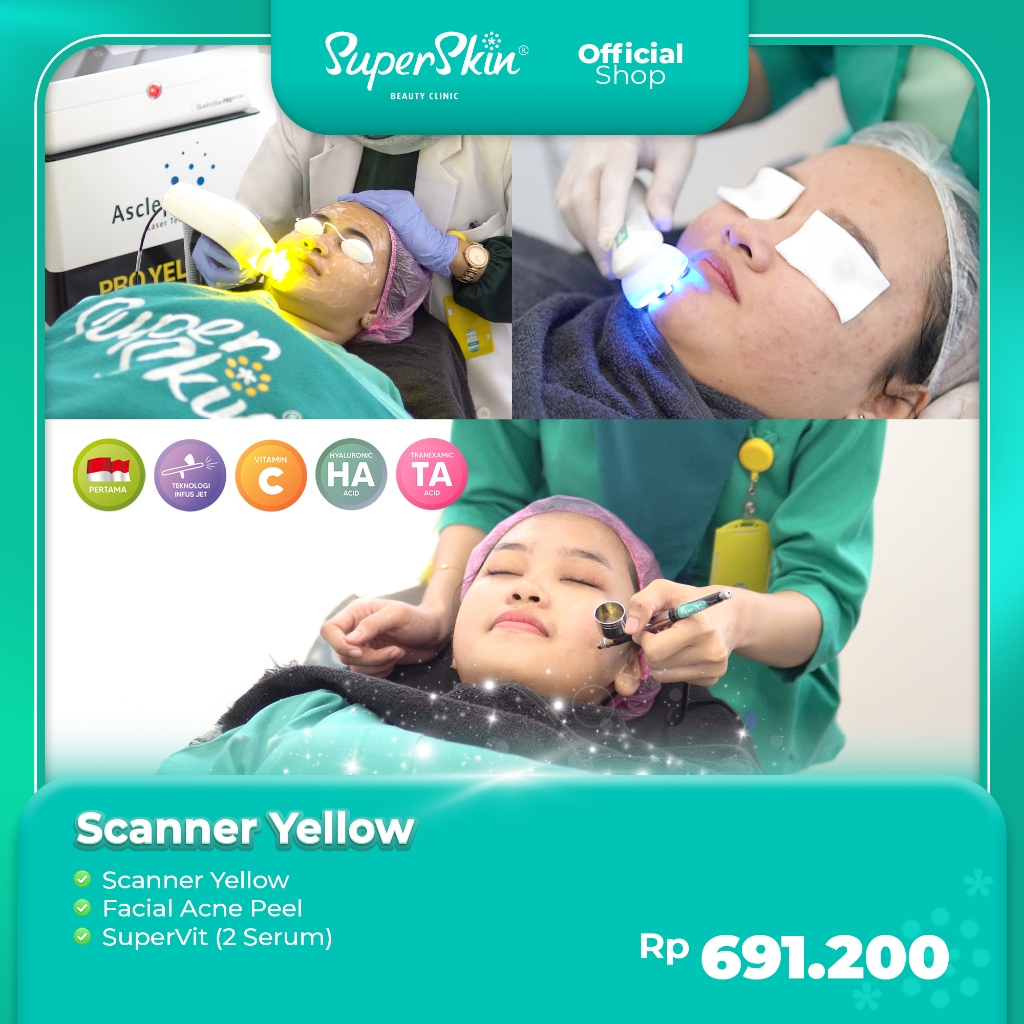 Jual Superskin Paket Super Scanner Yellow: Scanner Yellow Laser, Facial ...