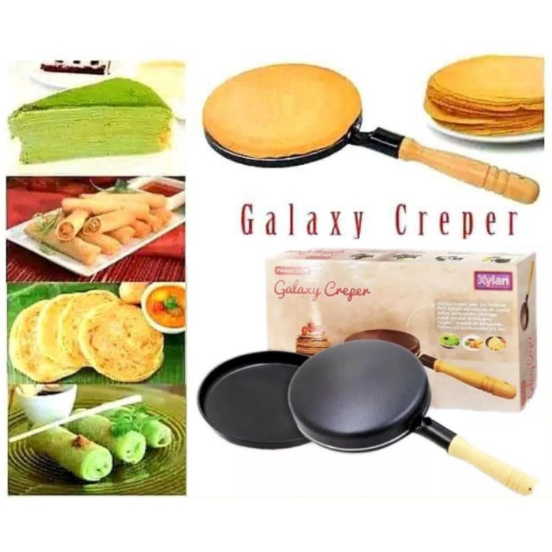 Jual teflon galaxy creper kue/teflon kulit lumpia | Shopee Indonesia