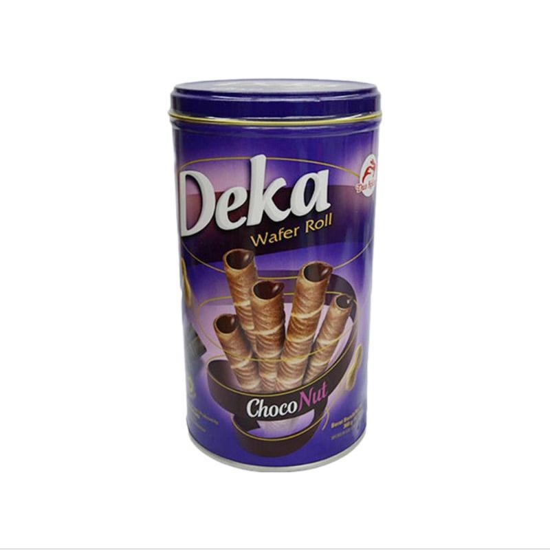 Jual Deka Wafer Roll ChocoNut Kaleng 280g | Shopee Indonesia
