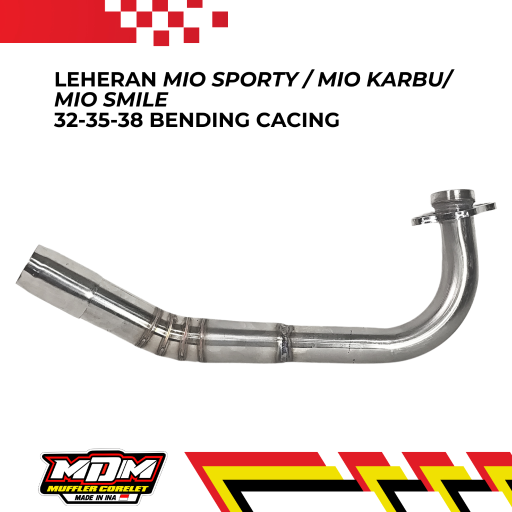 Jual MDM RACING MUFFLER Pipa Leher Kenalpot Mio Sporty / Mio Karbu ...