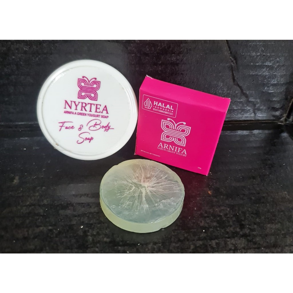 Jual Halal Arnifa Sabun Green Yogurt Face & Body Soap Nyrtea ( bonus ...