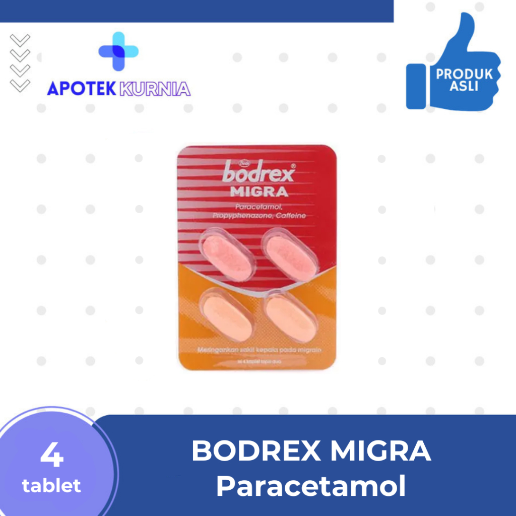 Jual BODREX KAPLET - Bodrex Migra | Shopee Indonesia