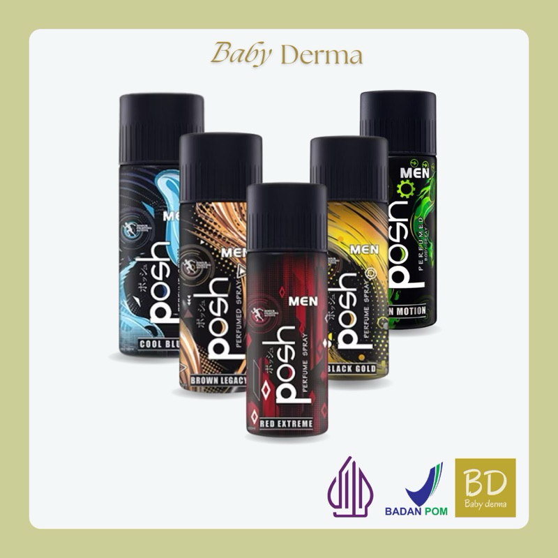 Jual POSH MEN PERFUME BODY SPRAY 150ML | Shopee Indonesia