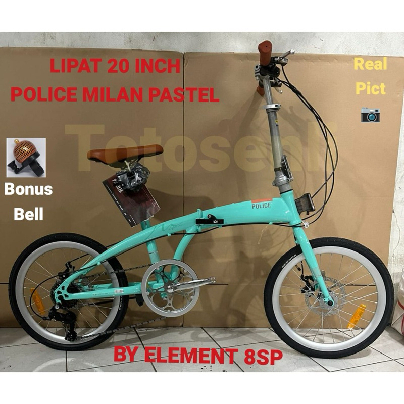 Jual ELEMENT SEPEDA LIPAT POLICE MILAN 8SP 20 INCH PASTEL COLOR SERIES ...