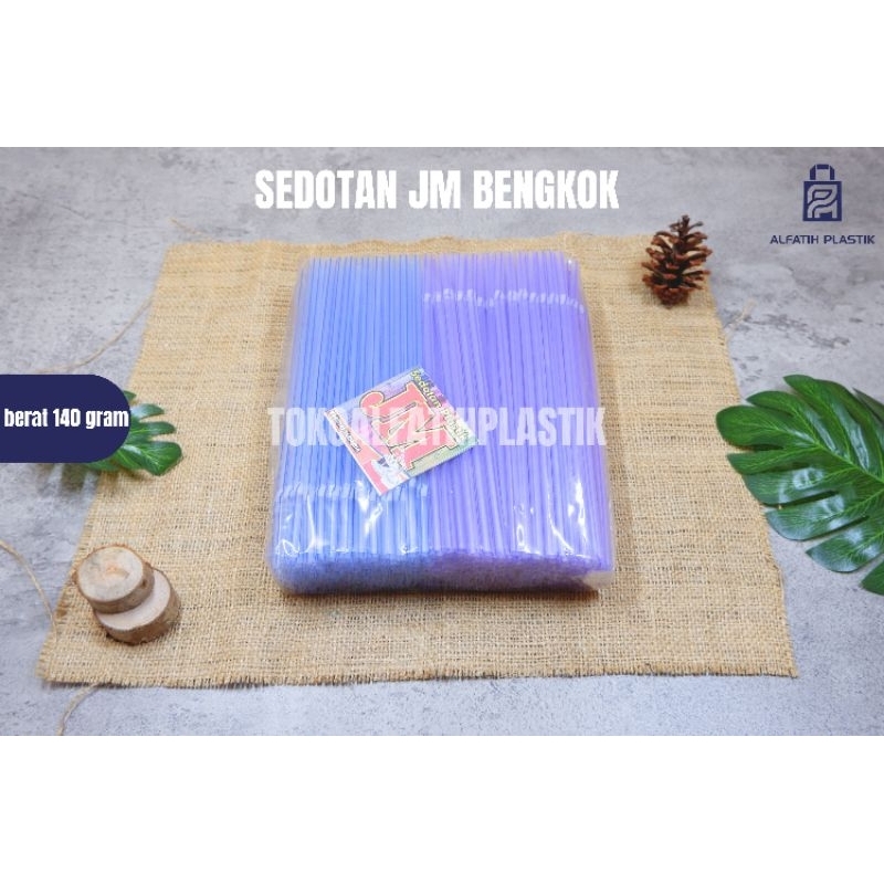 Jual sedotan 6ml JM bengkok sedotan minuman es teh ,pop ice , teh poci ...