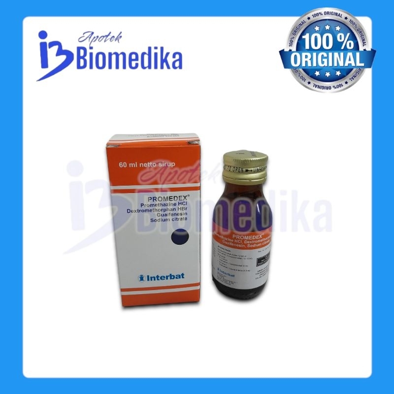 Jual PROMEDEX SIRUP 60ML obat batuk kering dan berdahak | Shopee Indonesia