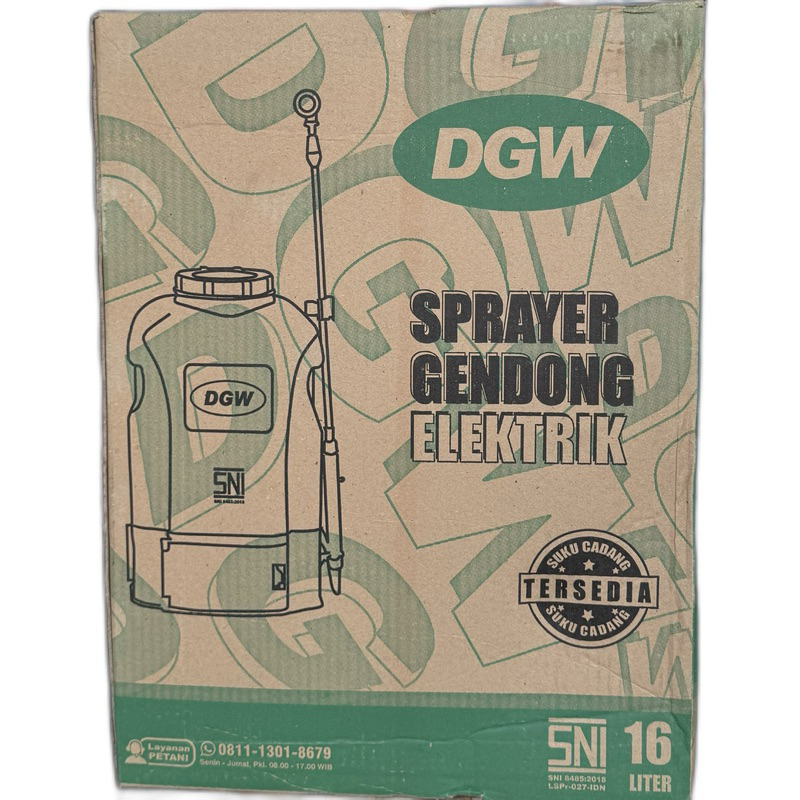 Jual SPRAYER GENDONG ELEKTRIK KELAS A DGW 16 LITER/TANGKI SEMPROT ...