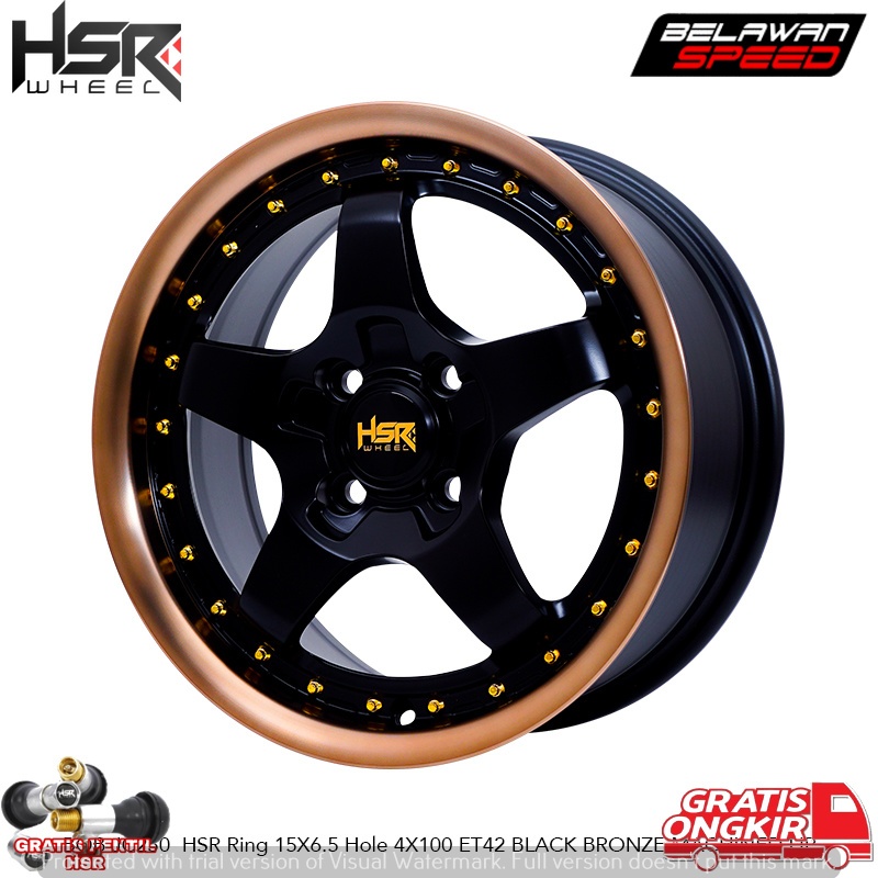 Jual VELG MOBIL BRIO VIOS JAZZ YARIS MOBILIO FREED CITY HSR BOB RING 15 PCD 4X100-Siap kirim ...