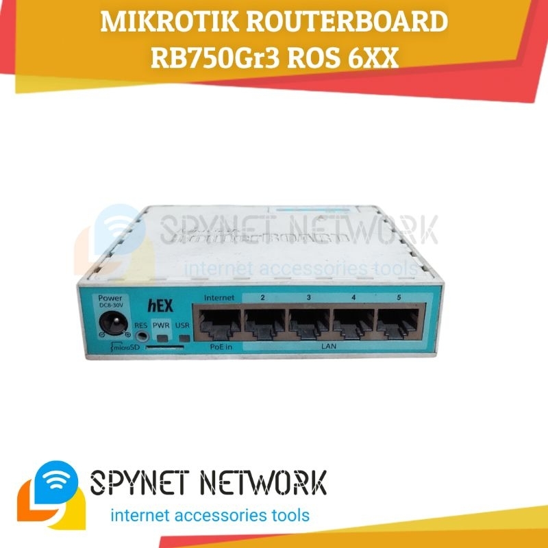 Jual Mikrotik RB750Gr3 Routerboard Versi 6xx | Shopee Indonesia