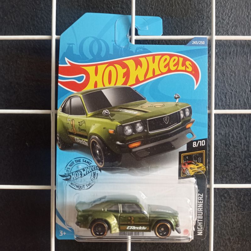 Jual Hot Wheels Mazda RX-3 RX3 Green Hijau Army 2020 not LBWK civic ...