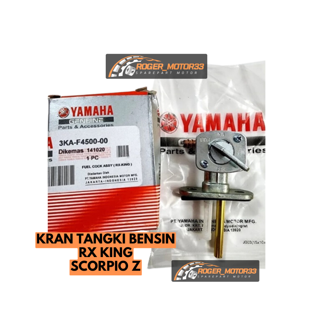 Jual KRAN TANGKI BENSIN MINYAK RX KING SCORPIO Z CKD | Shopee Indonesia