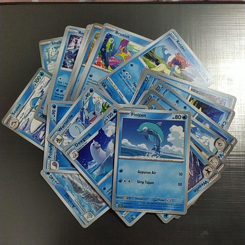 Jual Kartu Pokemon Original Bulk Tipe Air (Water) | Shopee Indonesia