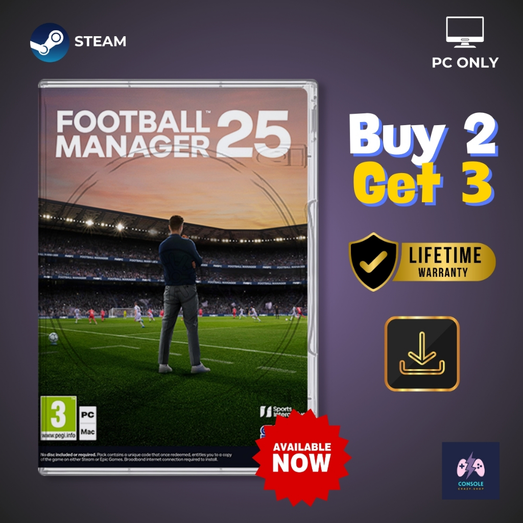 Jual Football Manager 25 Game PC Sharing dan Offline Only | Shopee ...