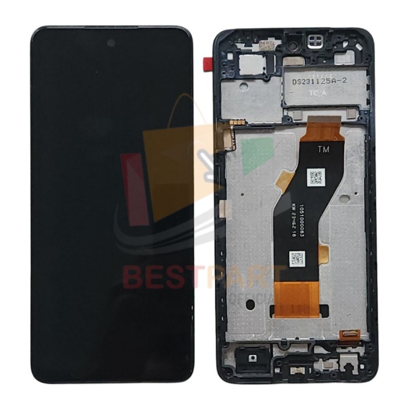 Jual LCD TOUCHCSREEN FULLSET + FRAME For ITEL P55 4G A666L ORIGINAL ...