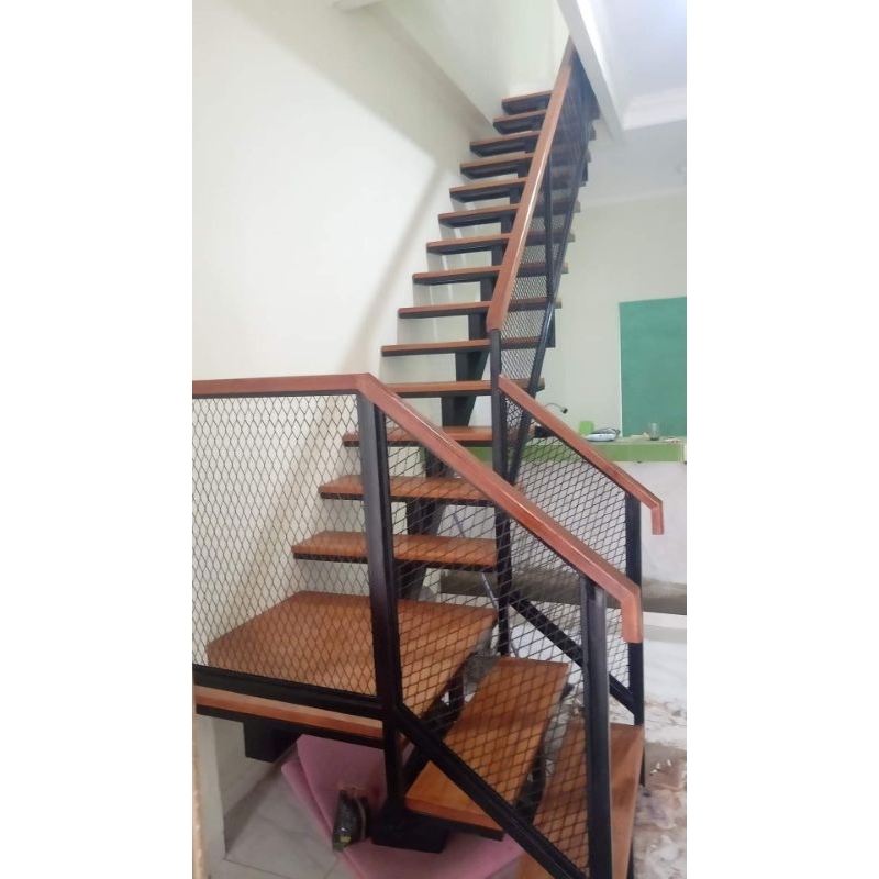 Jual tangga rebah besi kayu tangga custom | Shopee Indonesia