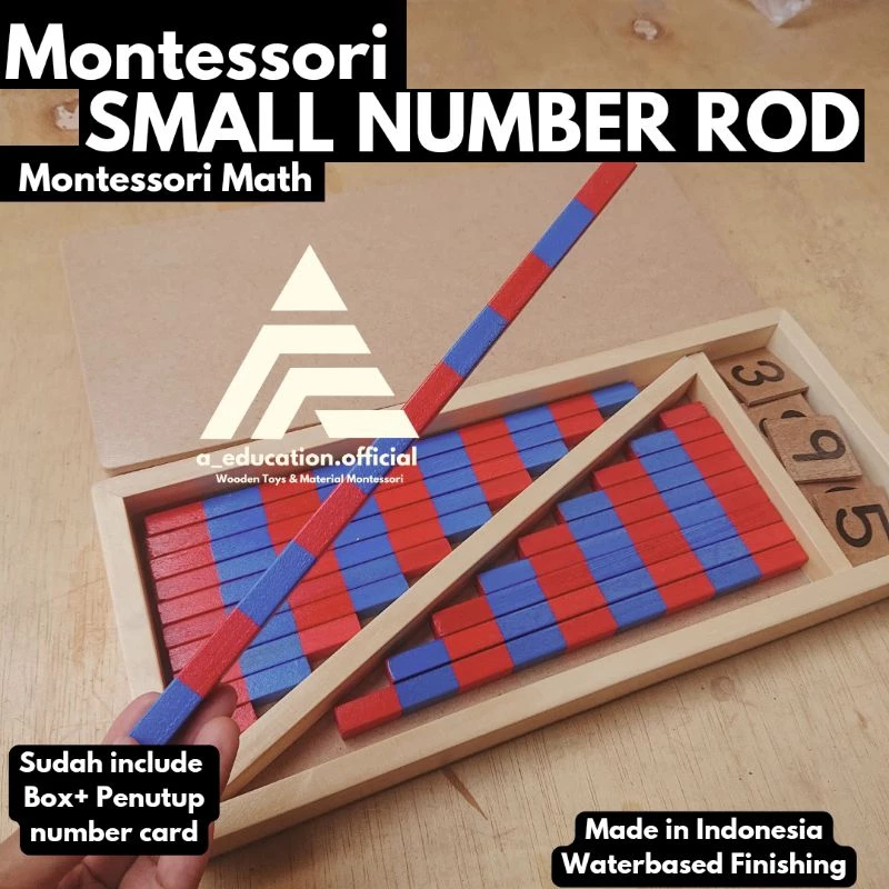 Jual Small Number Rod Montessori Small Number ROD montessori | Shopee ...