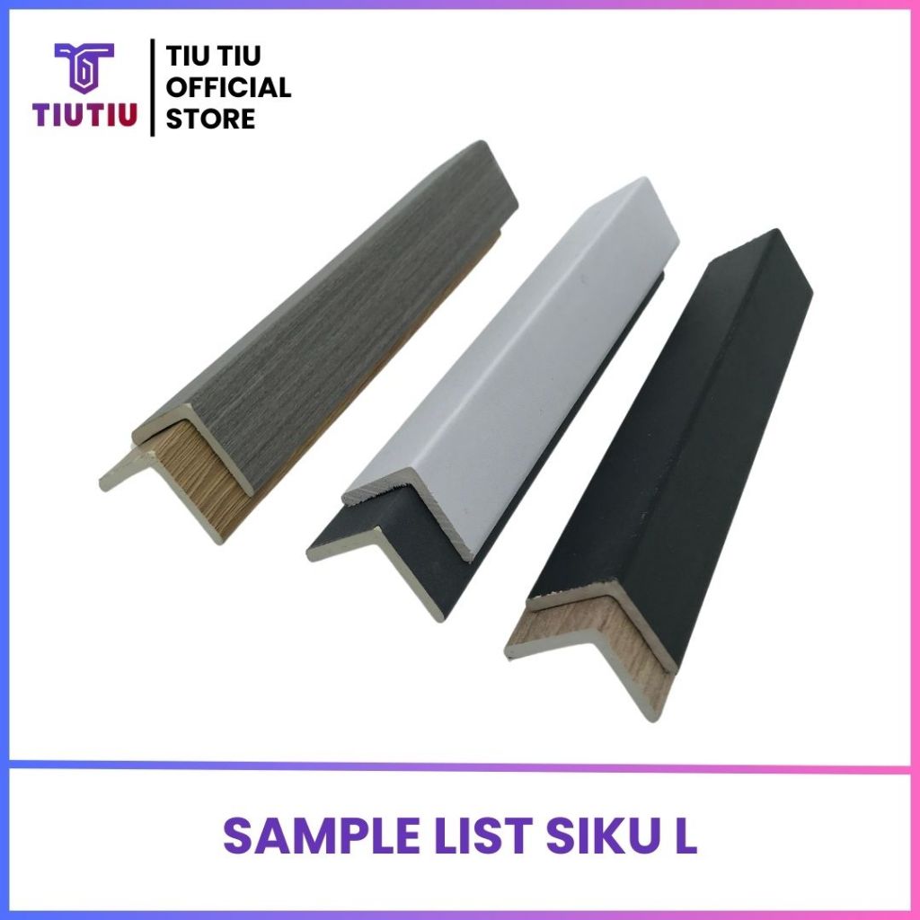 Jual Sample Lis Siku untuk Penutup WPC Wall Panel | Shopee Indonesia
