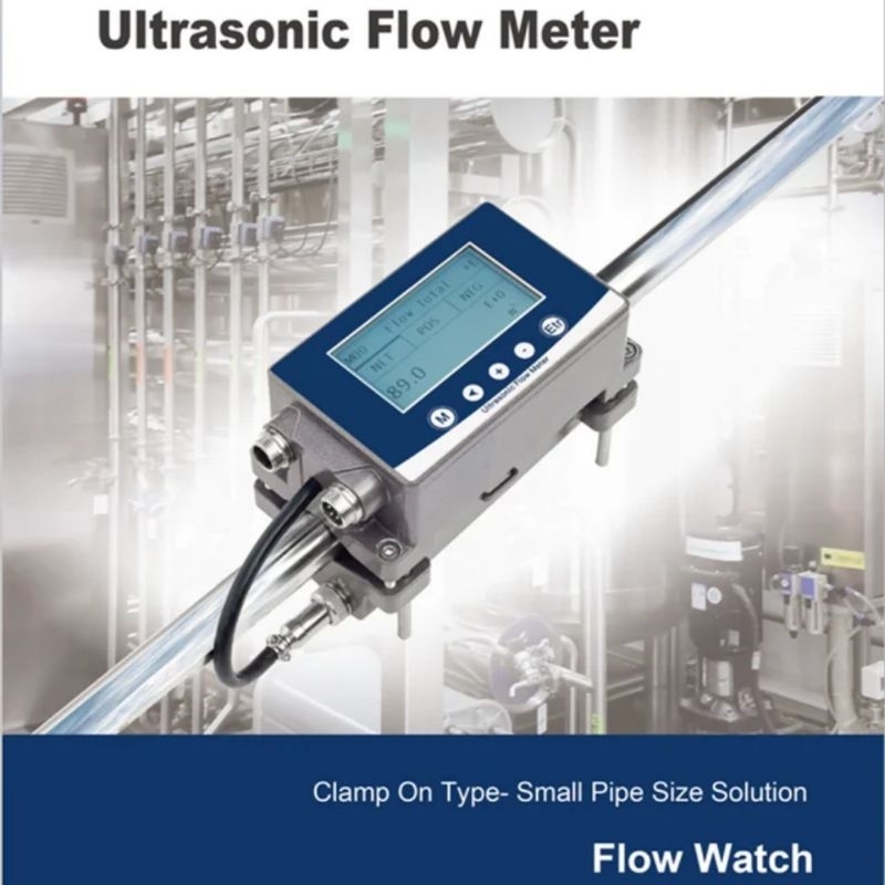 Jual Clamp On Ultrasonic Flow Meter DN15-40 Liquid Tester Flowmeter ...
