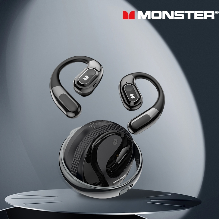 Jual Monster AC330 True Headset Bluetooth V5.4 Music Gaming OWS Sport ...