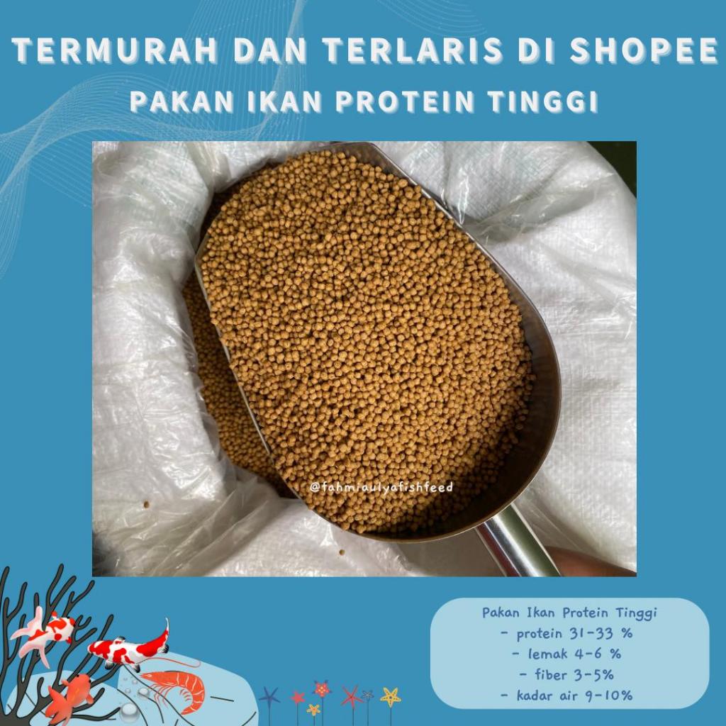 Jual (PAKET 2 KG, 5 KG, 10 KG) PELET PAKAN IKAN AIR TAWAR NILA GURAME ...