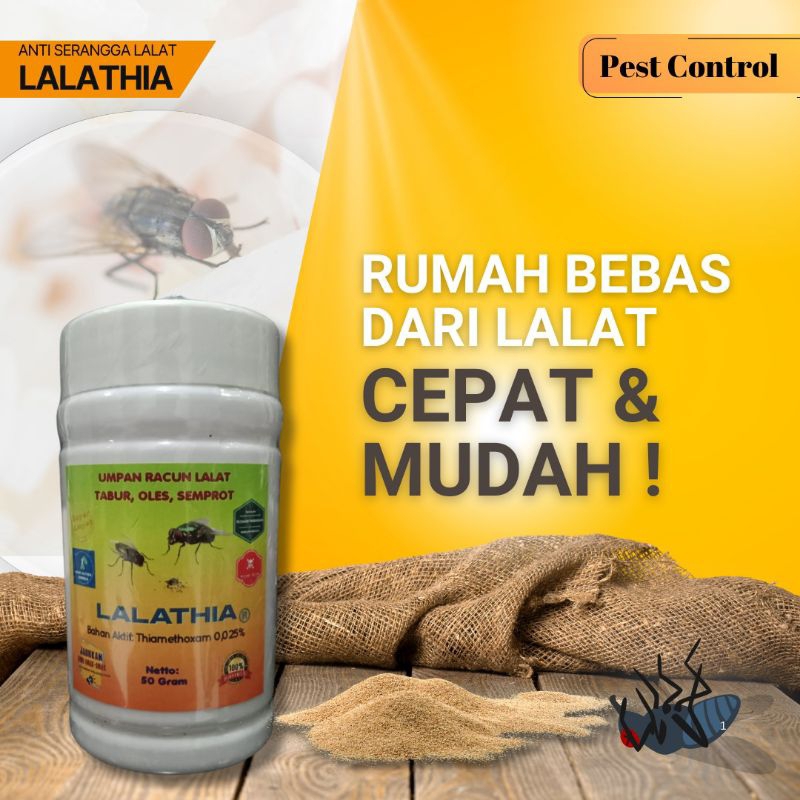 Jual LALATHIA 10 WG, 50 Gram, Umpan Racun Lalat MURAH, AMAN, AMPUH ...