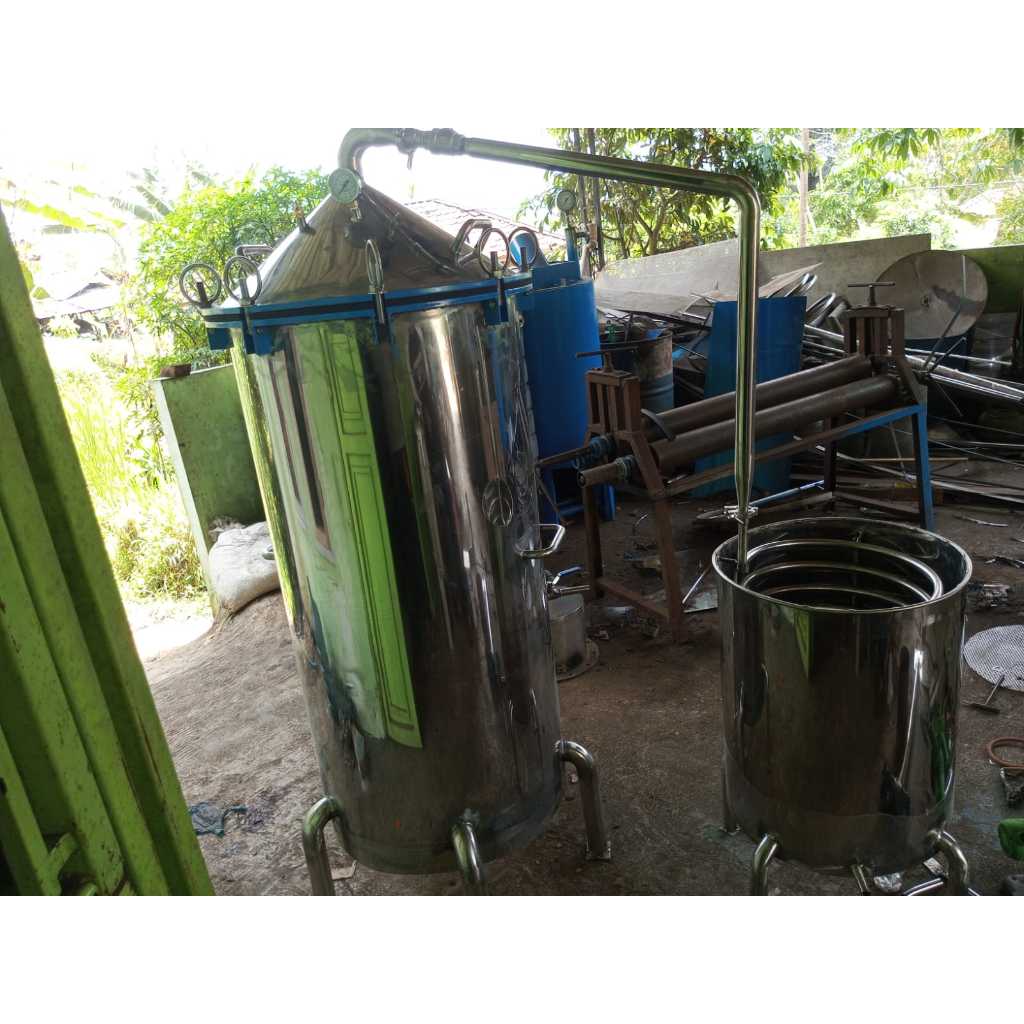 Jual alat penyulingan minyak atsiri/alat destilasi penghasil minyak ...