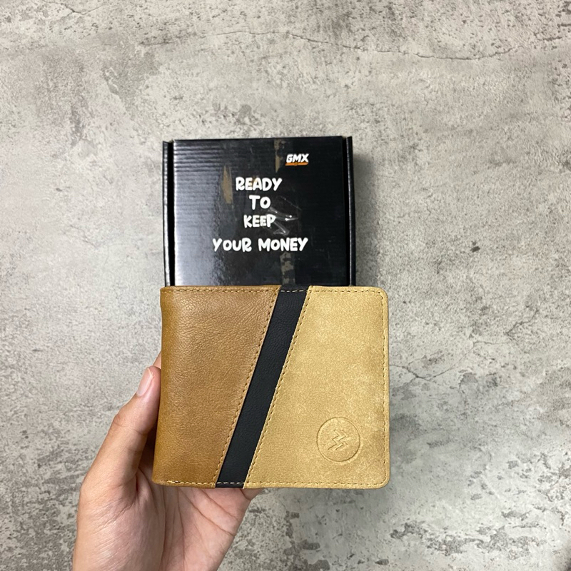 Jual Geoff Max Official - Azuxus Dark Beige | Wallet | Dompet Pria ...