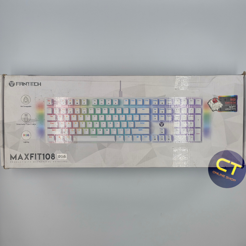 Jual FANTECH MAXFIT 108 RGB Mechanical Keyboard Gaming | Shopee Indonesia