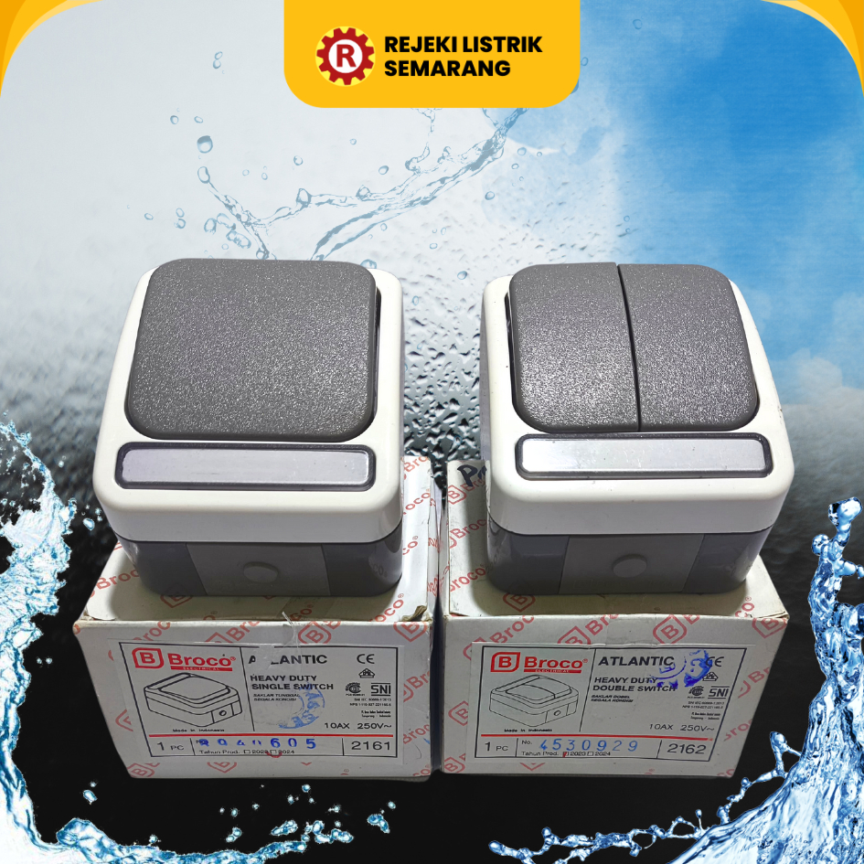 Jual SAKLAR BROCO ATLANTIC OUTBOW 2161/2162 ENGKEL / SERI OUTDOOR TAHAN ...