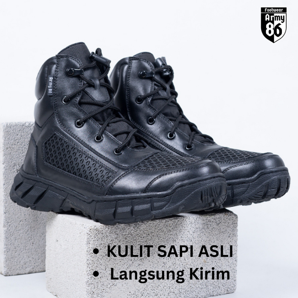Jual Army86 Sepatu PDL tactical Pria Pendek Polantas satlantas lantas ...