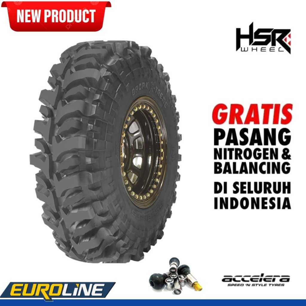 Jual Ban Mobil Offroad Accelera ukuran 27X8,5 R14 BADAK X TRIME, Grand ...