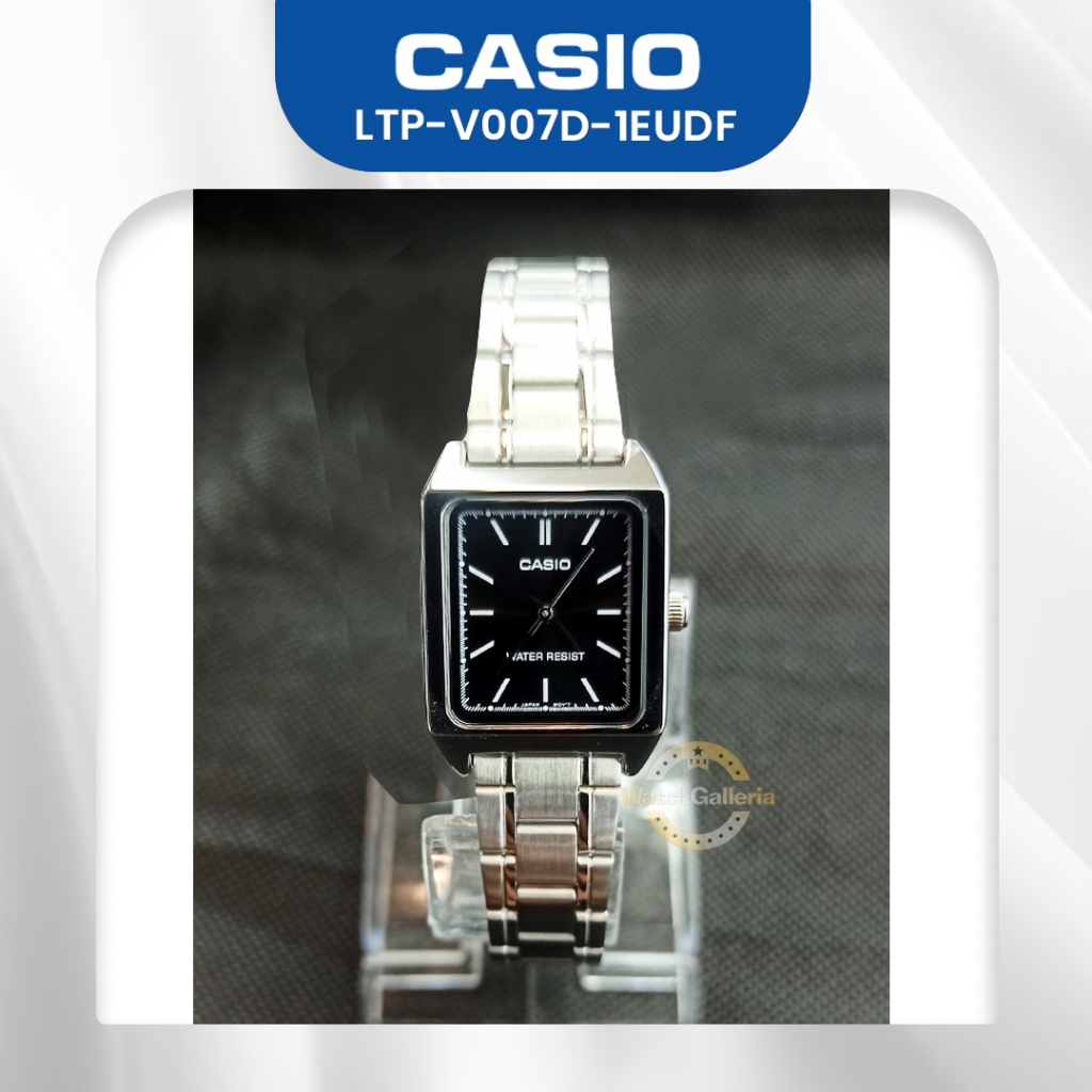 Jual Casio General Analog Ladies LTP-V007D-1EUDF / LTPV007D / LTPV007D1EUDF | Shopee Indonesia
