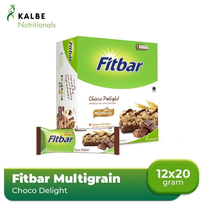 Jual Fitbar Snack Sehat Untuk Sarapan 1Box 12Pcs Chocholate/Chesse ...