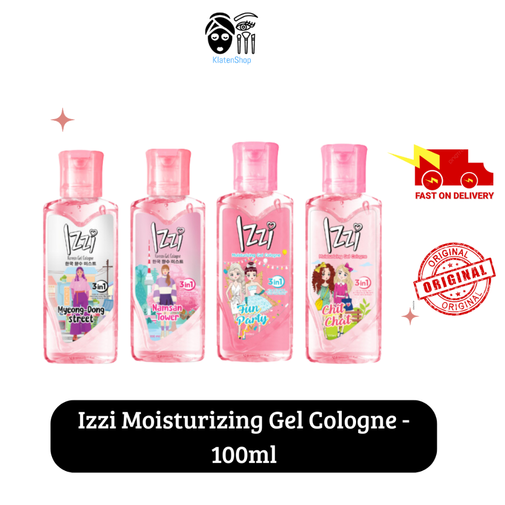 Jual Izzi Moisturizing Gel Cologne - 100ml | Shopee Indonesia