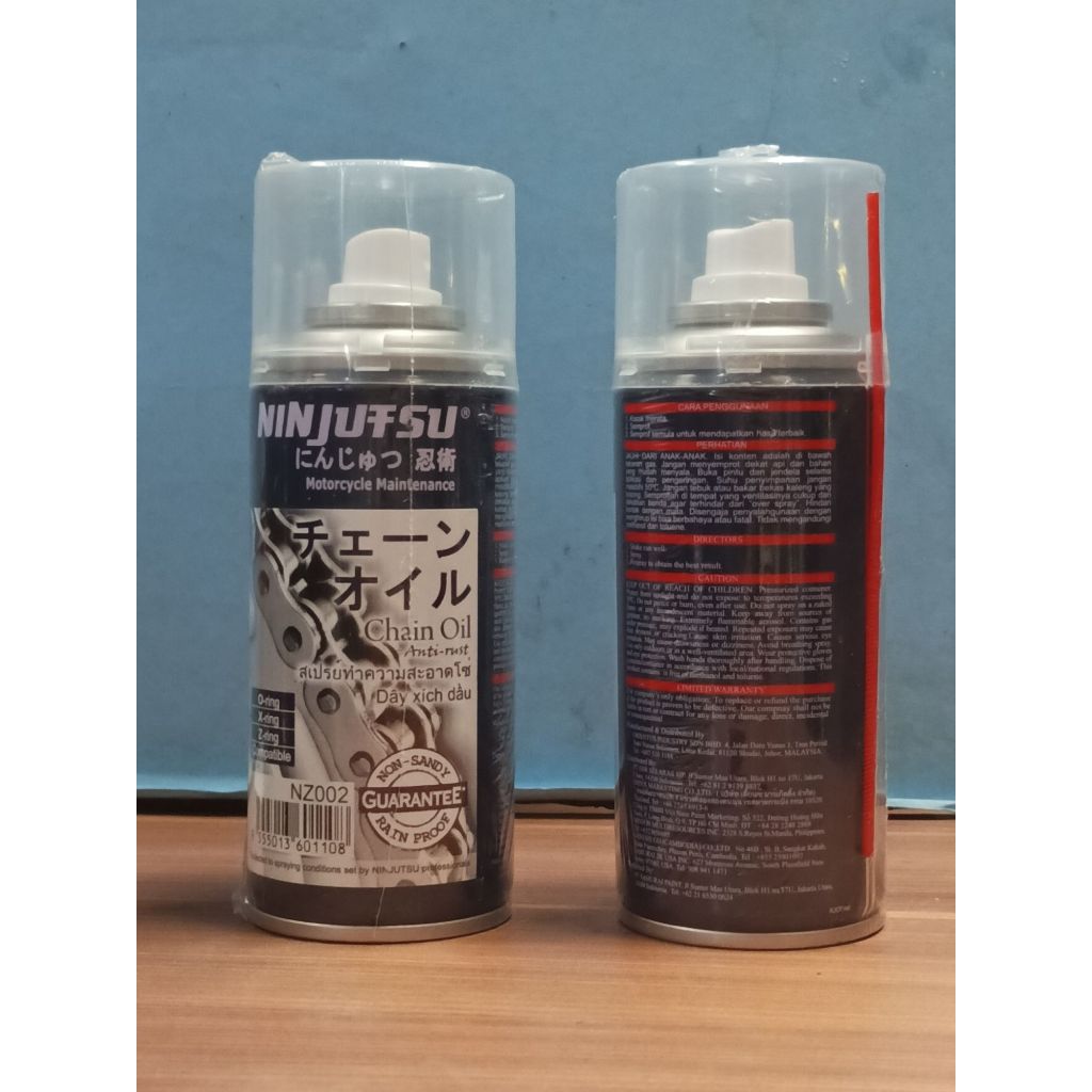 Jual Ninjutsu Chain Oil (CHAIN LUBE) NZ002 Pelumas rantai minyak rantai by samurai nz002 ...