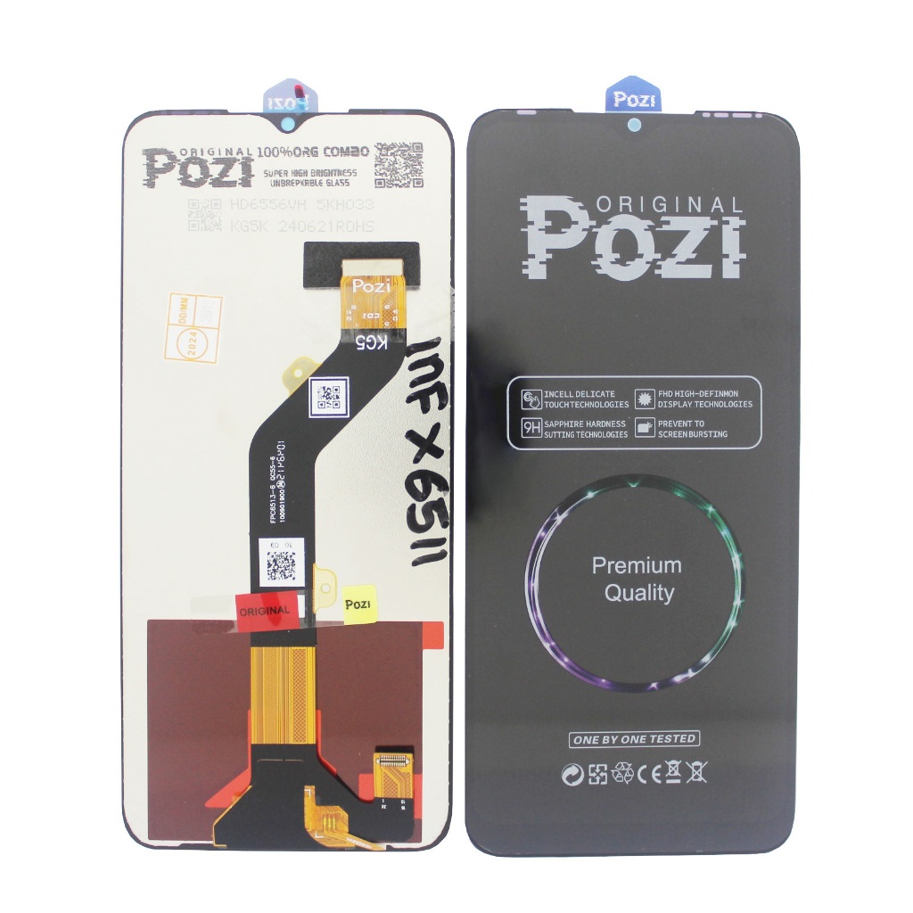 Jual LCD LAYAR GAMBAR INFINIX X6511 + TS_ HITAM PZ TP SS IN5 SMART 6 ...