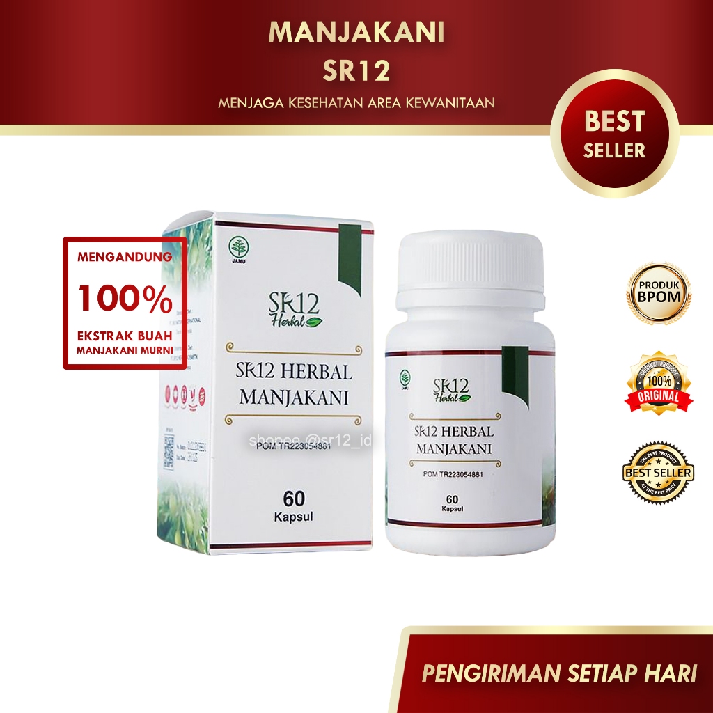 Jual MANJAKANI SR12 / MANJA SR12 / OBAT KEPUTIHAN / PROMIL AMPUH ...