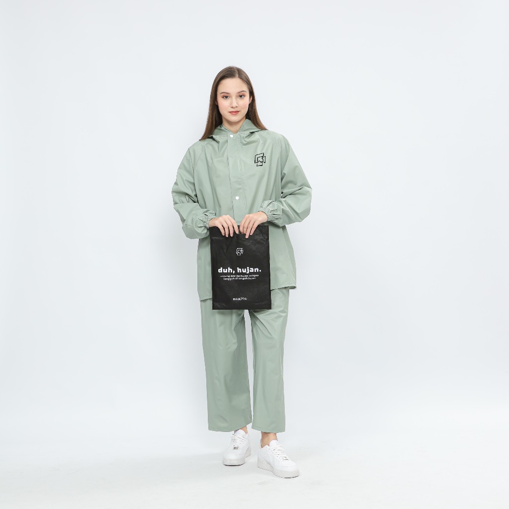 Jual Jas Hujan Ujan Rainpro Dewasa Celana + Baju 1 Pasang Bahan Tebal Raincoat | Shopee Indonesia
