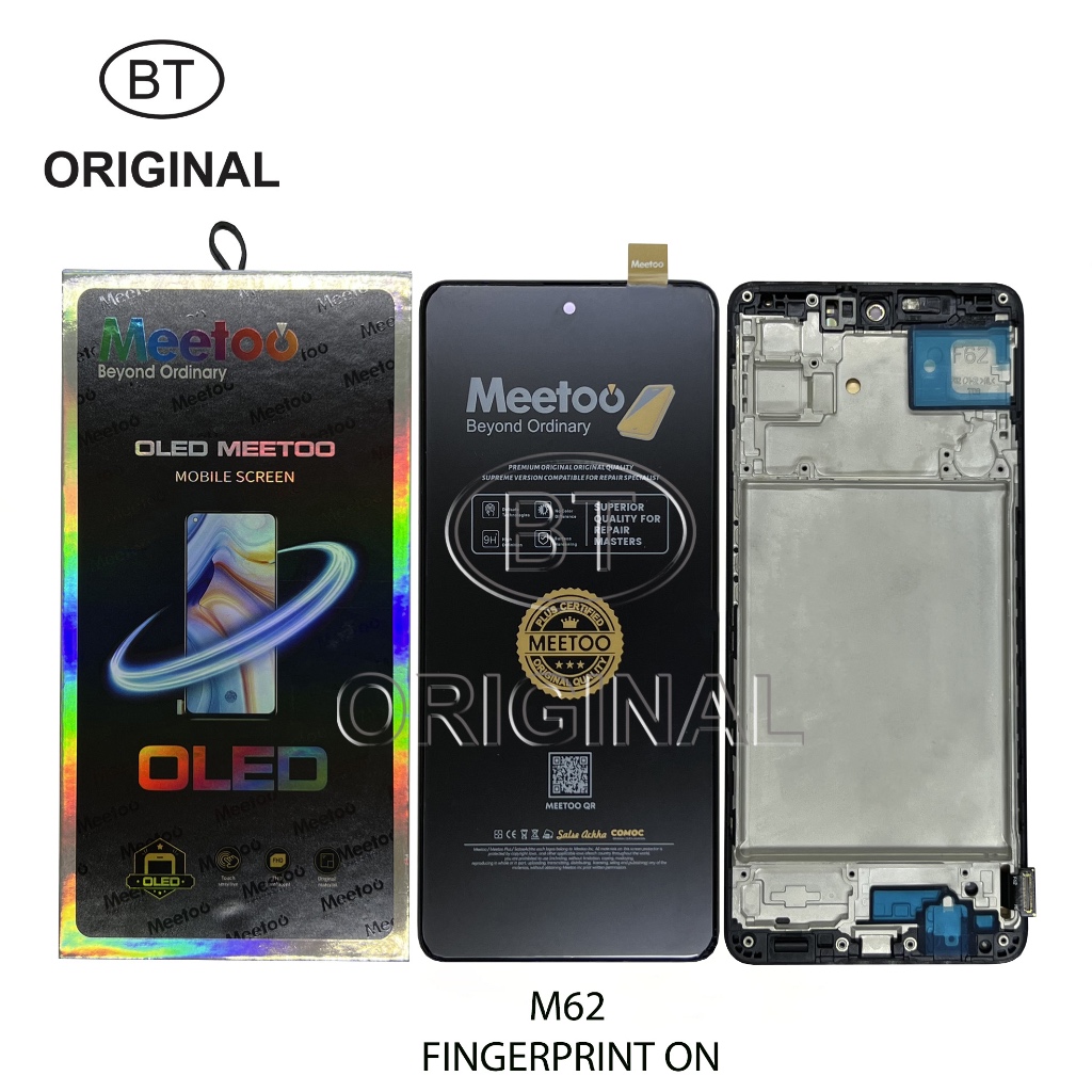 Jual LCD SAMSUNG M62 M625 M625F +FRAME FINGERPRINT ON - OLED MEETOO | Shopee Indonesia