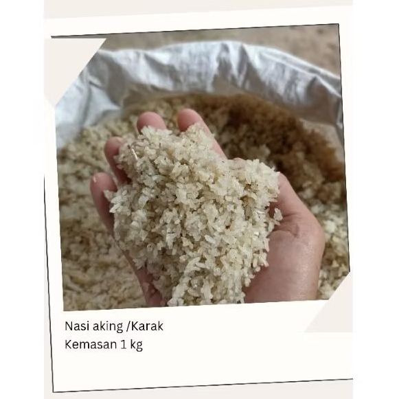 Jual Pakan ternak Karak / Nasi aking kemasan 1 kg | Shopee Indonesia